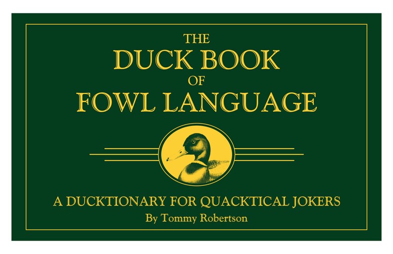Duck Book of Fowl Language A Ducktionary for Quacktical - Etsy