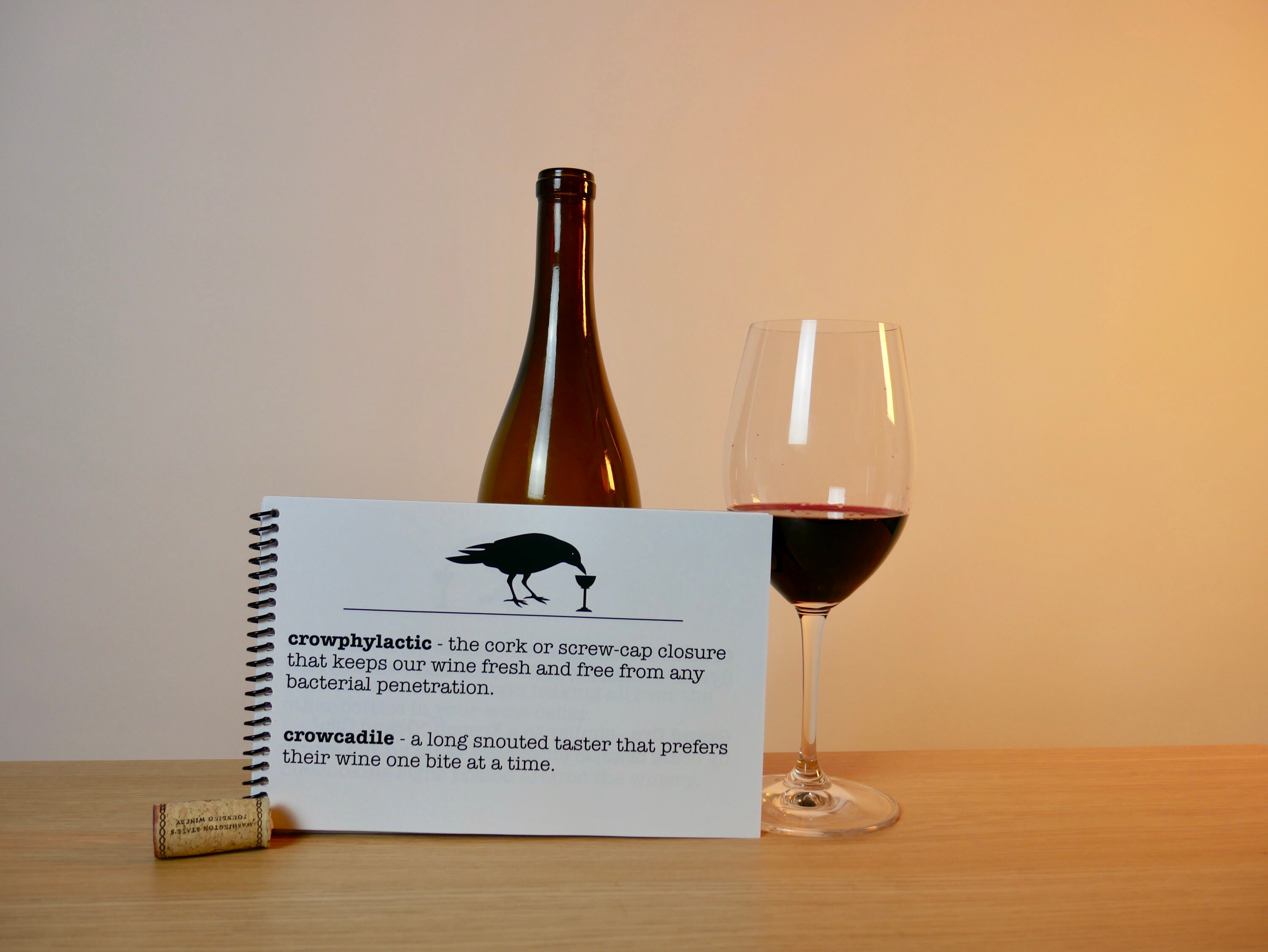 Tip Crow Through Your Two Lips | Crow Book | Crow Humor | Wine Humor ...