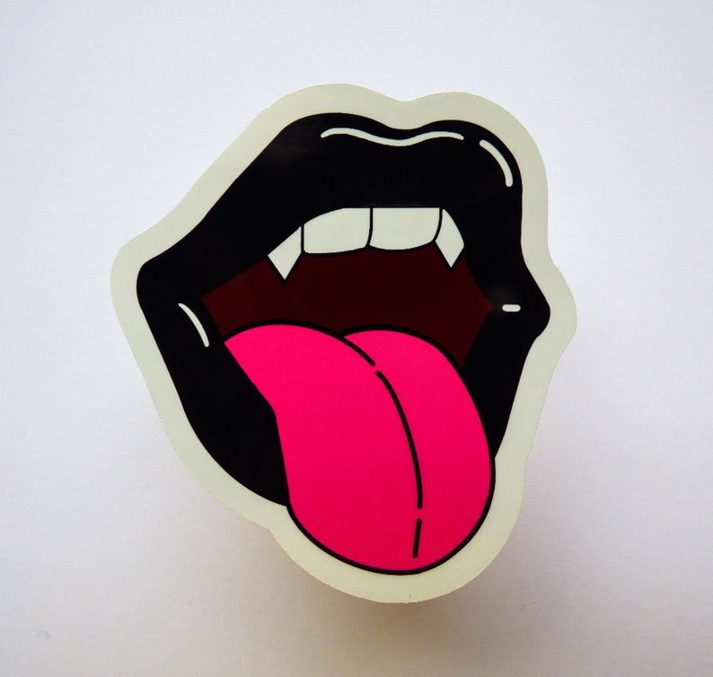 Tongue Sticker Edgy Sticker Laptop Sticker Waterbottle - Etsy