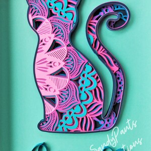 3D Kitty Gift for Her Gift for Mom Cat Lover Cat Memorial - Etsy