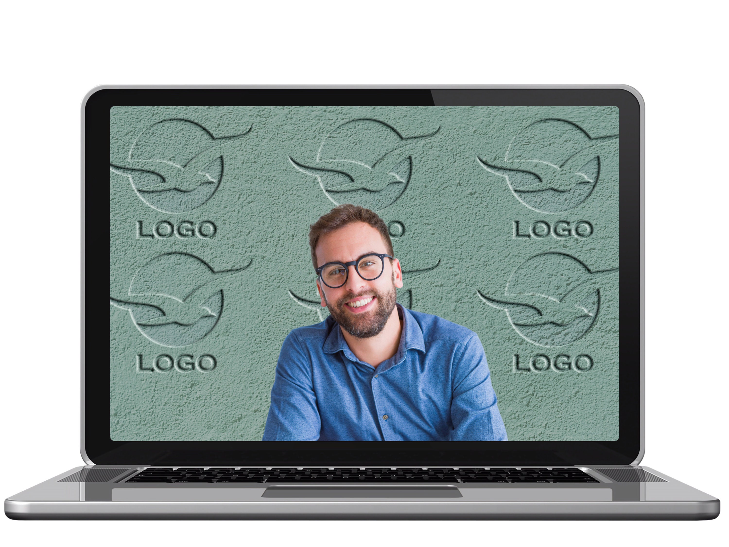 Branded Zoom Background With Logo / Plain Background for Zoom and Teams ...