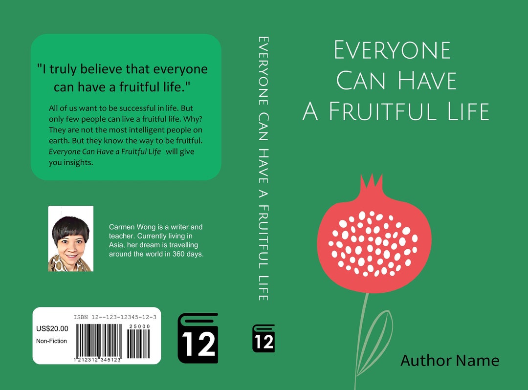 Premade Print Book Cover Add-on Package - Etsy