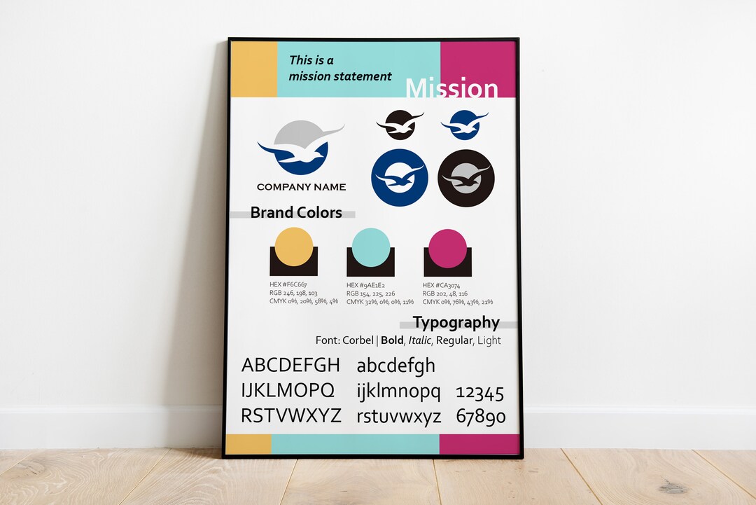 Custom Brand Identity Digital Poster /branding Kit Digital Poster - Etsy