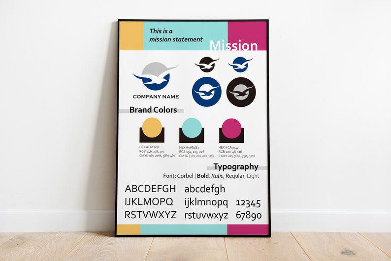 Custom Brand Identity Digital Poster /branding Kit Digital Poster - Etsy