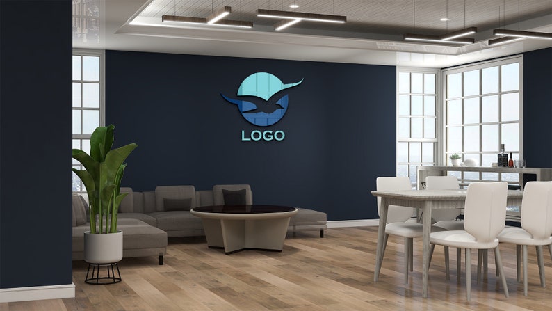 Custom Zoom Background With 3D Logo / Branded Virtual - Etsy Australia