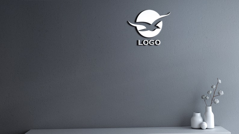 Custom Zoom Background With 3D Logo / Branded Virtual Background for ...