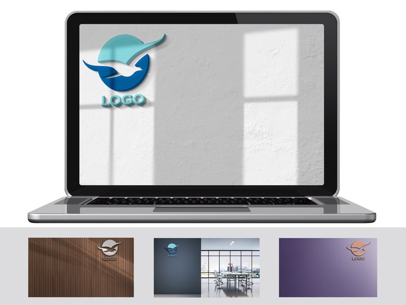 Custom Zoom Background With 3D Logo / Branded Virtual Background for ...