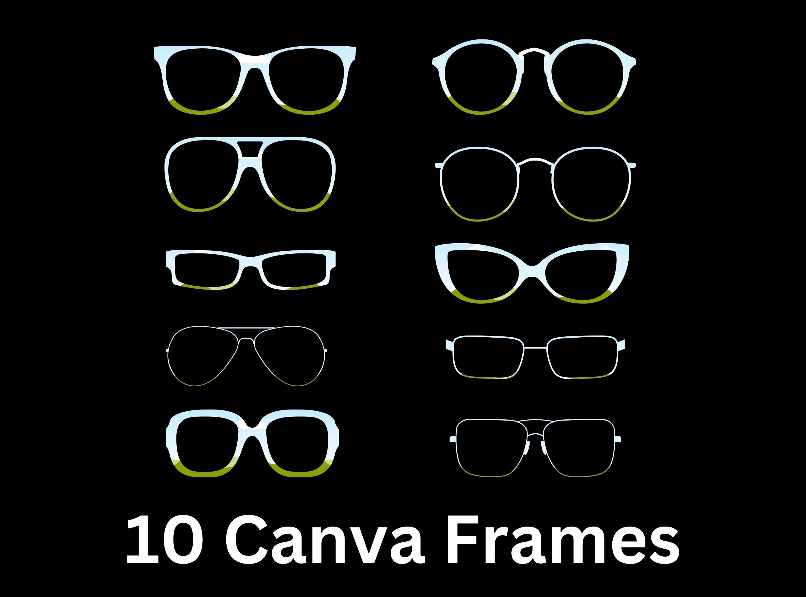 Design Your Eyeglasses Frame Using a Canva Template - 10 Drag & Drop ...