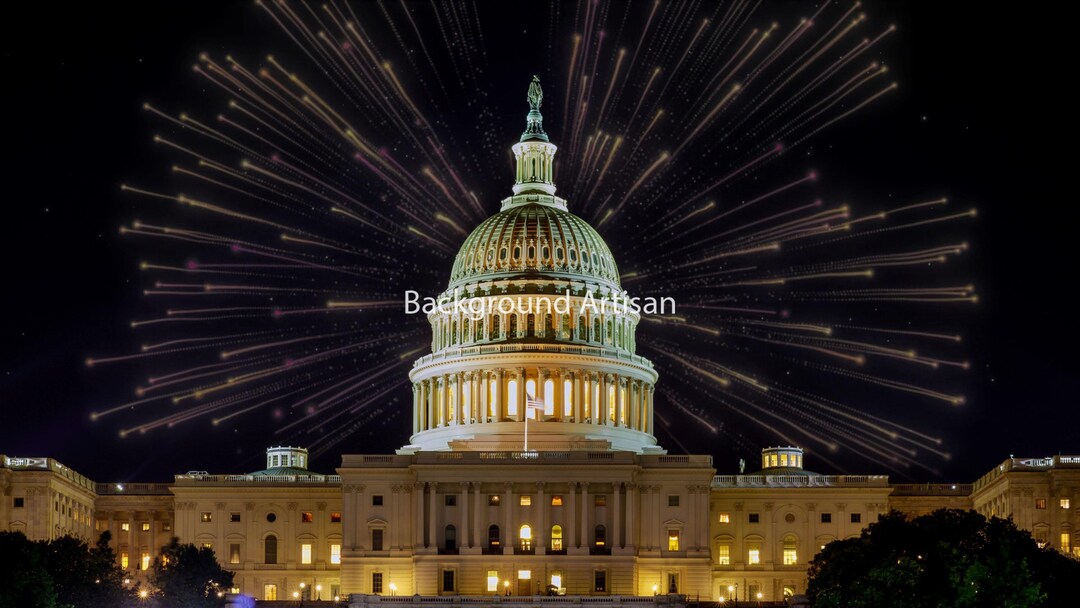 Washington DC Video Background for Zoom/video Virtual Background for ...