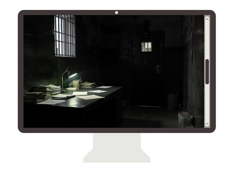 Funny Prison Cell Virtual Backgrounds for Zoom, Teams and Streaming - Etsy