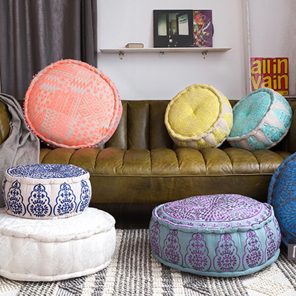 Bohemian Ottomans - Etsy