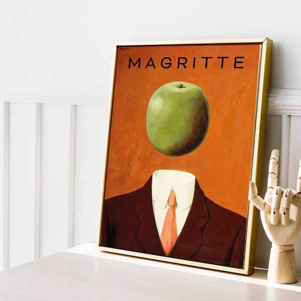 The Son of Man Canvas Wall Art, René Magritte Canvas - Etsy