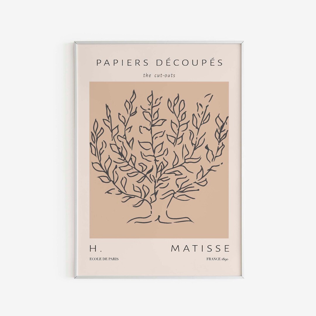 Henri Matisse Matisse Tree Poster Matisse Print Botanical - Etsy