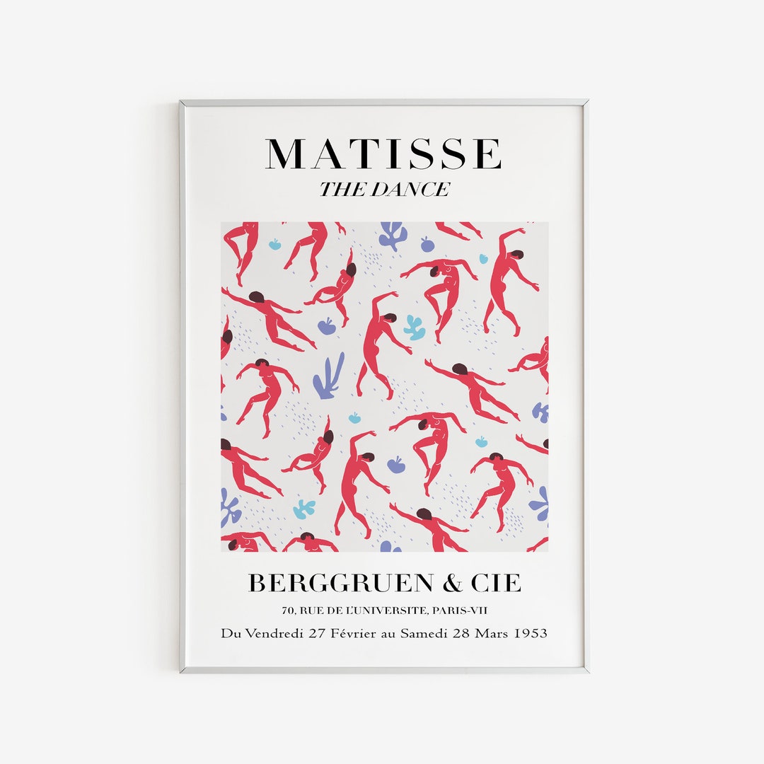 Henri Matisse the Dance, Matisse Printable Poster, Modern Wall Print ...