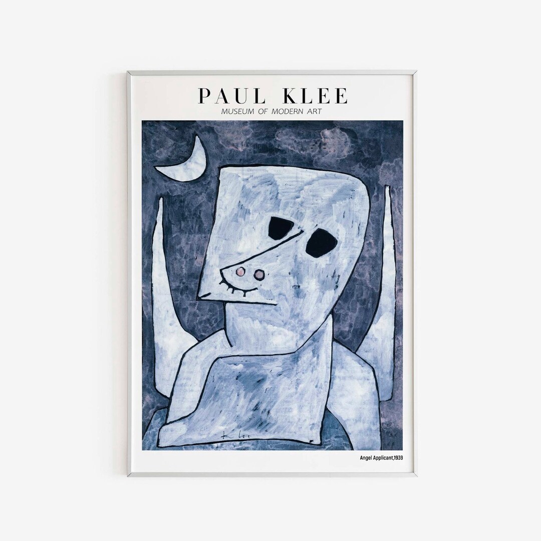 Paul Klee Angel Applicant 1939, Museum Exhibition Wall Art 1939 Paris ...