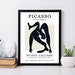 Picasso the Acrobat Exhibition Art Print, Picasso Wall Art, the Acrobat ...