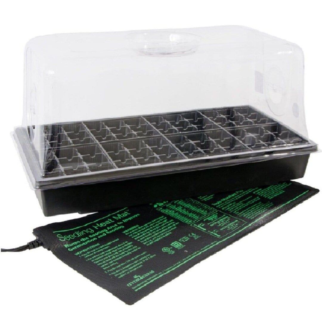 Hot House Heated Seed Starting Kit - Etsy