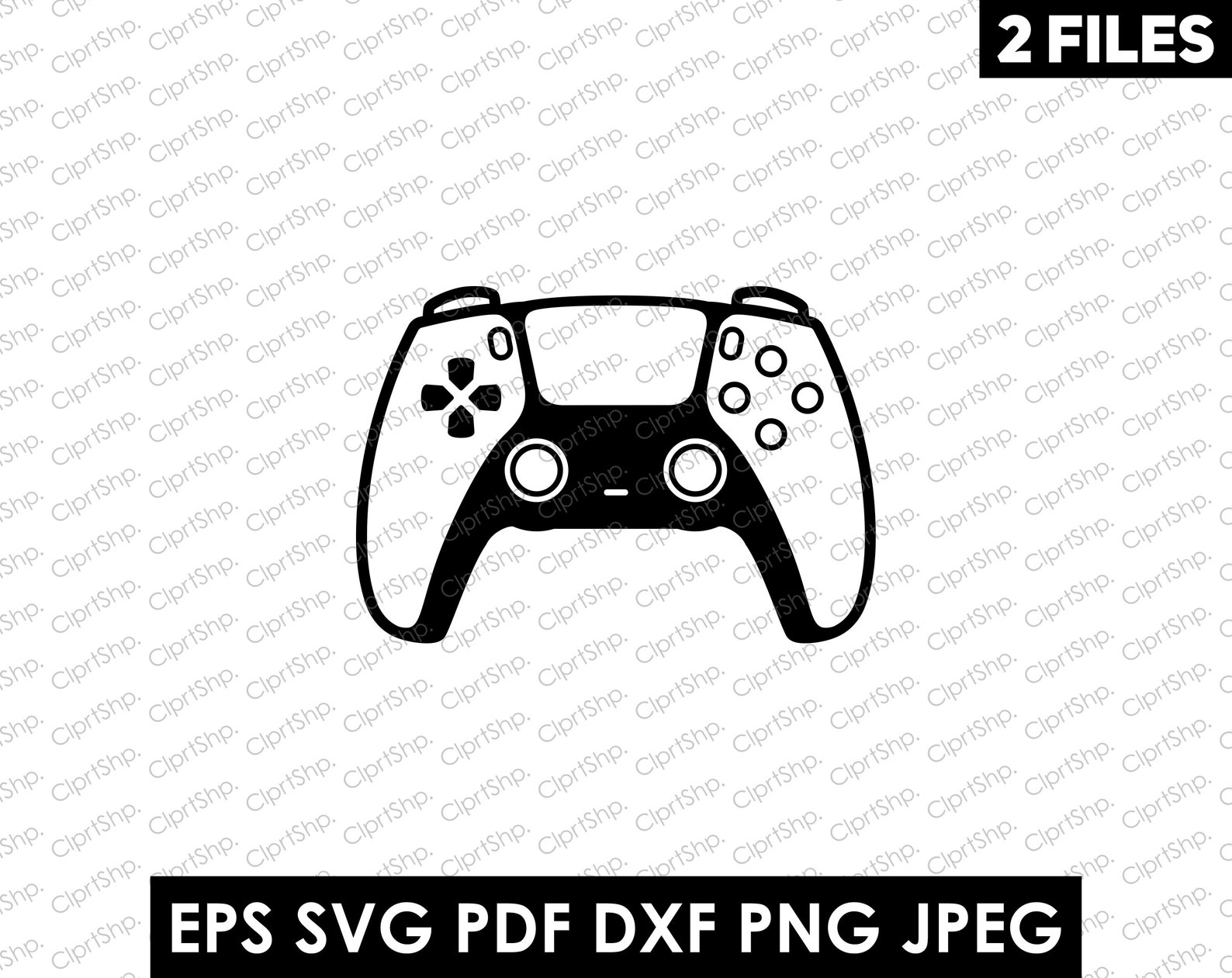 Game Controllers Clipart SVG Gamepad Cricut Cut File Video | Etsy