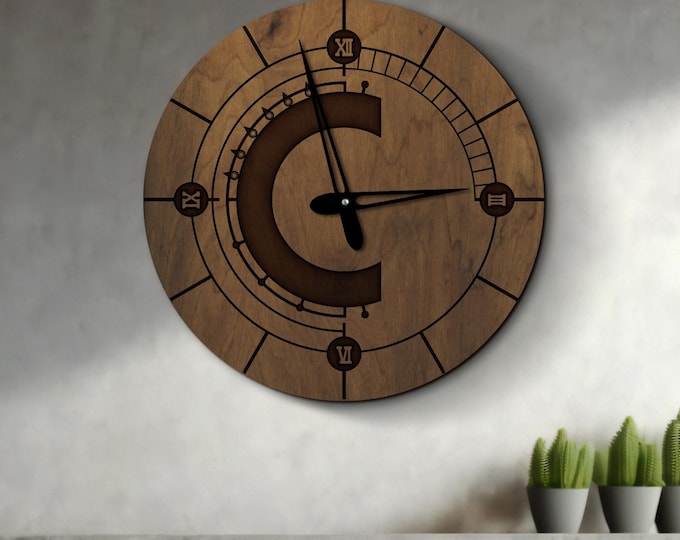 Wooden Chrono Trigger Clock With Swinging Pendulum - Etsy