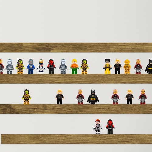 Minifigure Display Shelf 2x48s | Etsy
