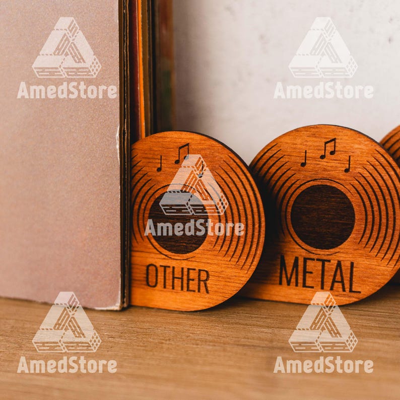Custom Record Dividers, Record Separators, Album Dividers, Vinyl Record ...
