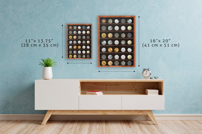 Coin Display Case Coin Display Cabinet Coin Display Stand - Etsy