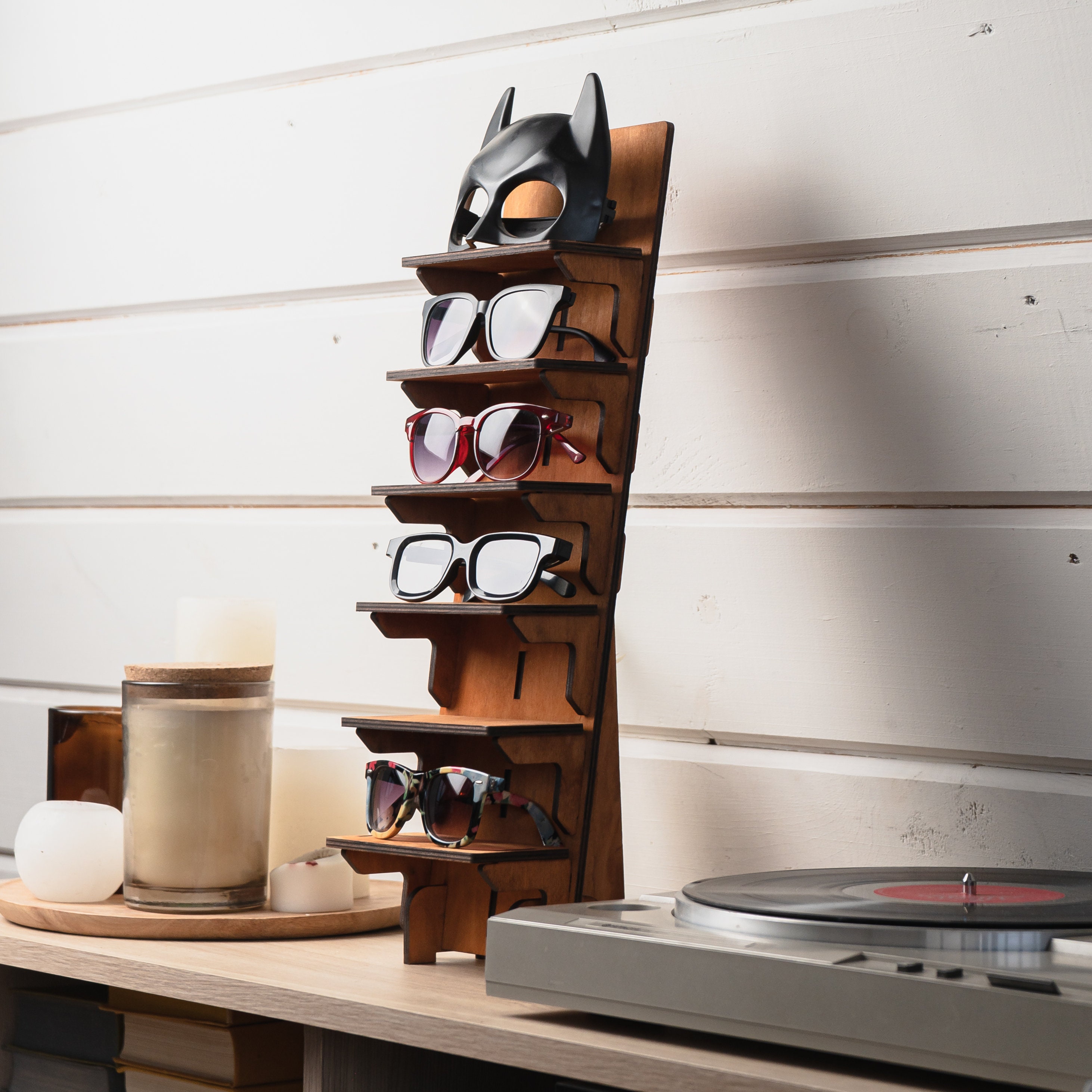 Wooden Sunglass Display, Wooden Sunglasses Organizer, Sunglasses Rack ...