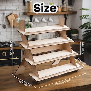 Craft Show Shelf, Wood Retail Display, Retail Table Display Wood ...