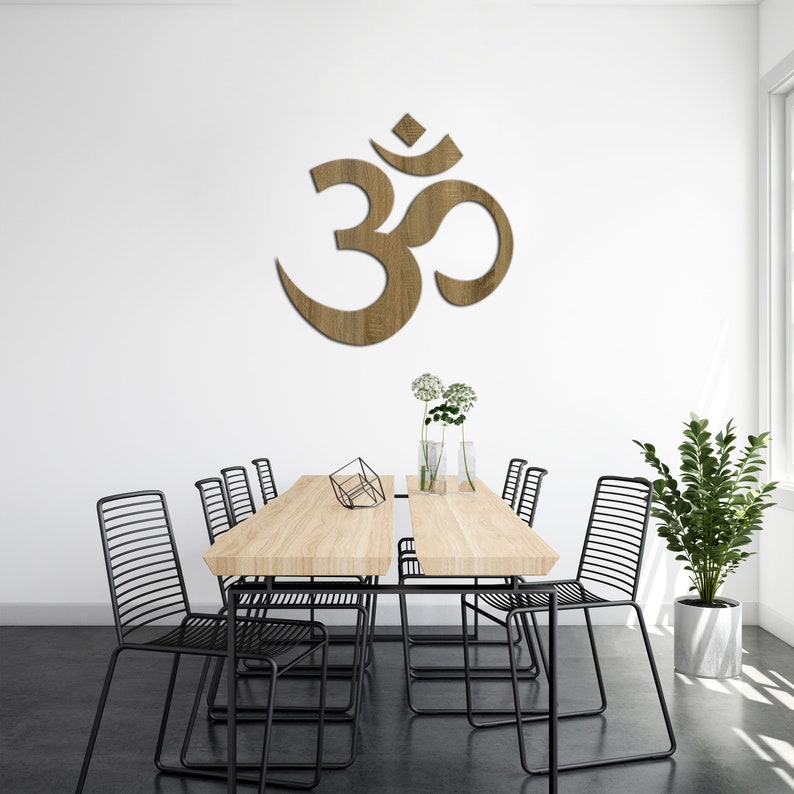 Large Om Wall Decor Om Wall Art Om Wood Cutout Om Wooden | Etsy