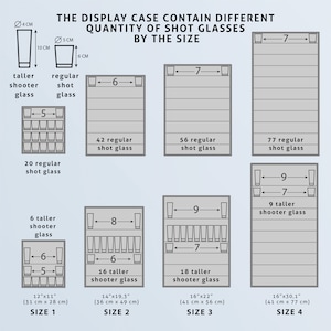 Shot Glass Display Case With Led Shot Glass Display Shelf - Etsy