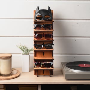 Wooden Sunglass Display, Wooden Sunglasses Organizer, Sunglasses Rack ...