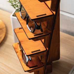 Wooden Sunglass Display, Wooden Sunglasses Organizer, Sunglasses Rack ...