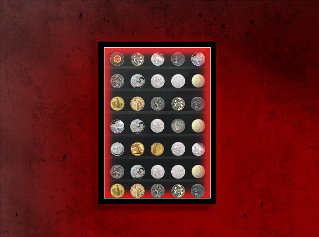 Coin Display Case, Coin Display Cabinet, Coin Display Stand, Coin ...