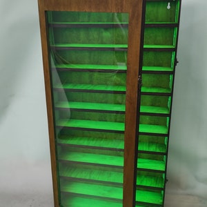 Shot Glass Display Case With Led, Shot Glass Display Shelf, Bar Display ...