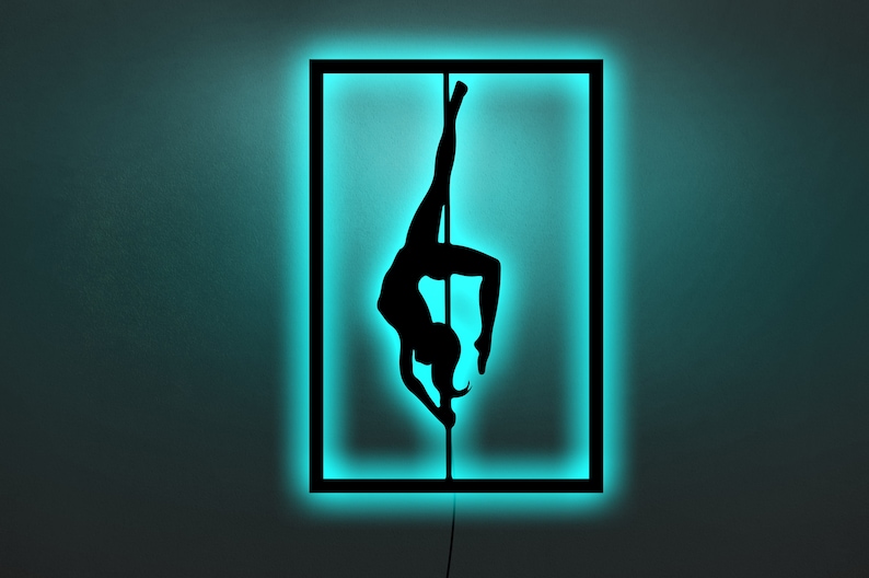 Pole Dance Neon Sign Pole Dance Led Light Pole Dance Wall - Etsy
