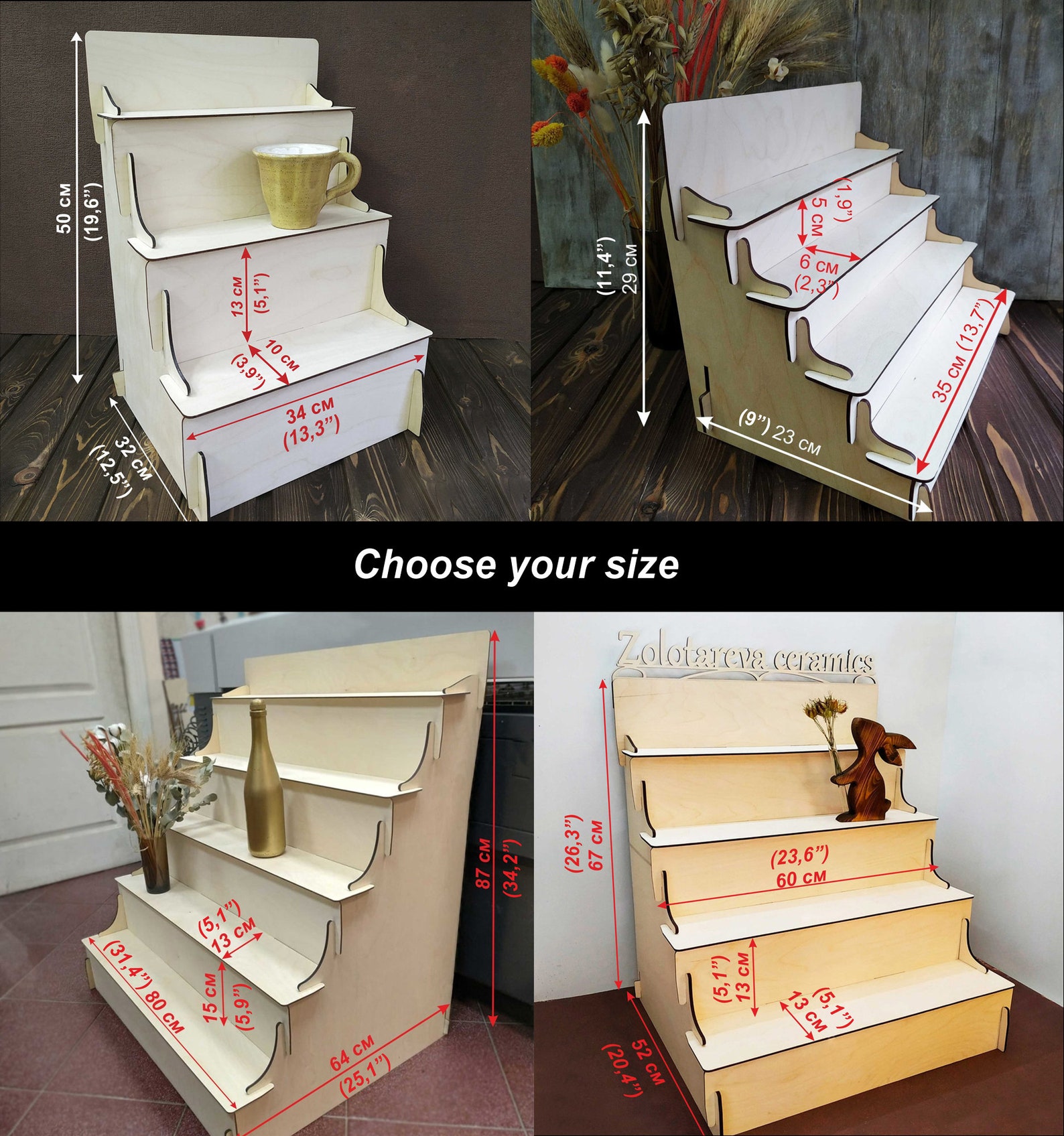 Display Stand for Craft Show Craft Show Display Shelf Wood | Etsy