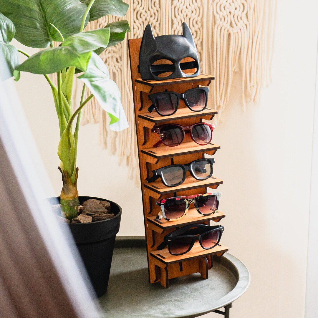 Wooden Sunglass Display, Wooden Sunglasses Organizer, Sunglasses Rack ...