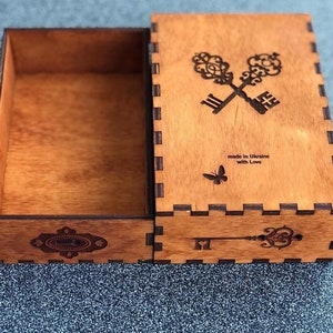 Tarot Cards Box,tarot Wooden Box,personalized Tarot Card Box,wood Tarot ...