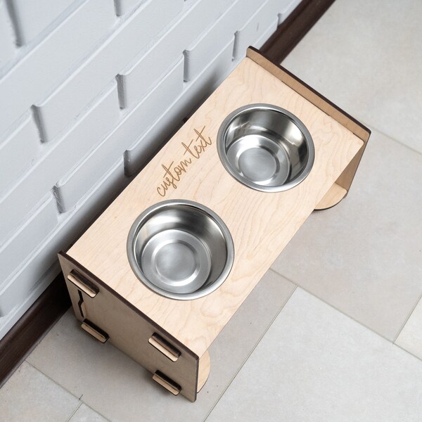 Dog Bowl Stand - Etsy