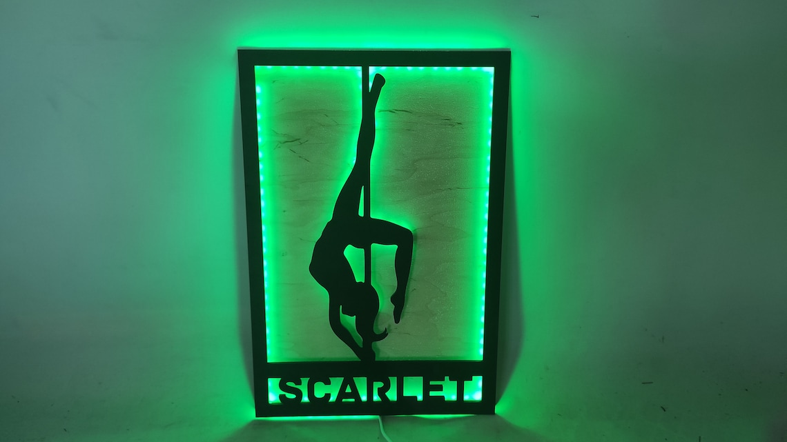 Pole Dance Neon Sign Pole Dance Led Light Pole Dance Wall - Etsy