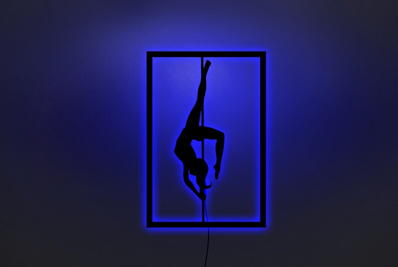 Pole Dance Neon Sign Pole Dance Led Light Pole Dance Wall - Etsy