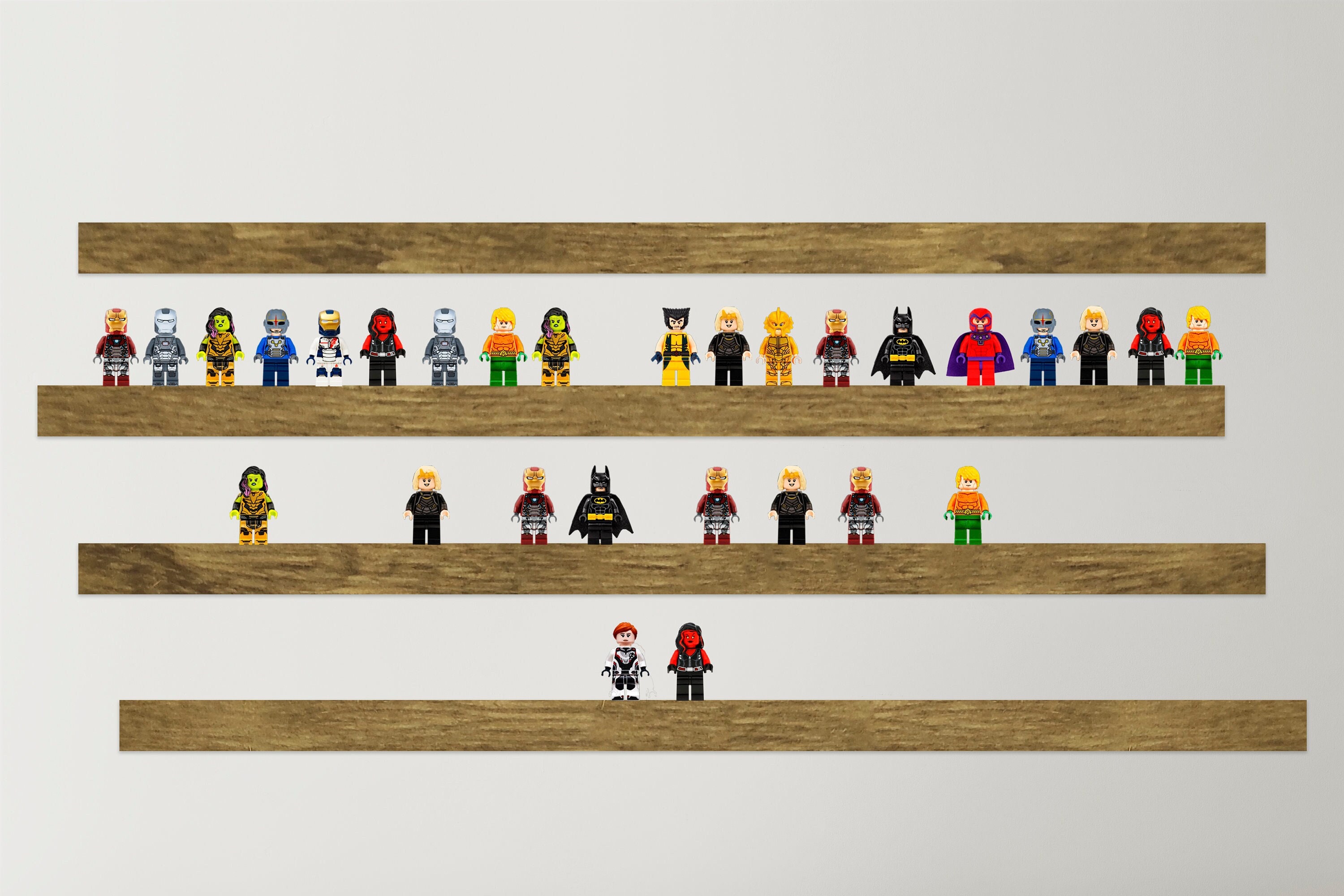 Minifigure Display Wall Display for Small Toys Minifigure - Etsy