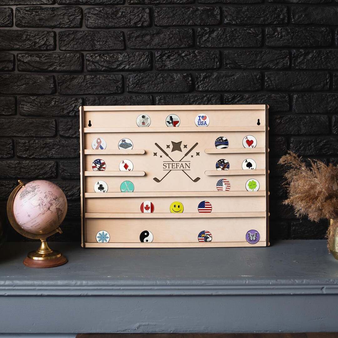 Custom Ball Marker Display, Ball Marker Display Case, Golf Marker ...