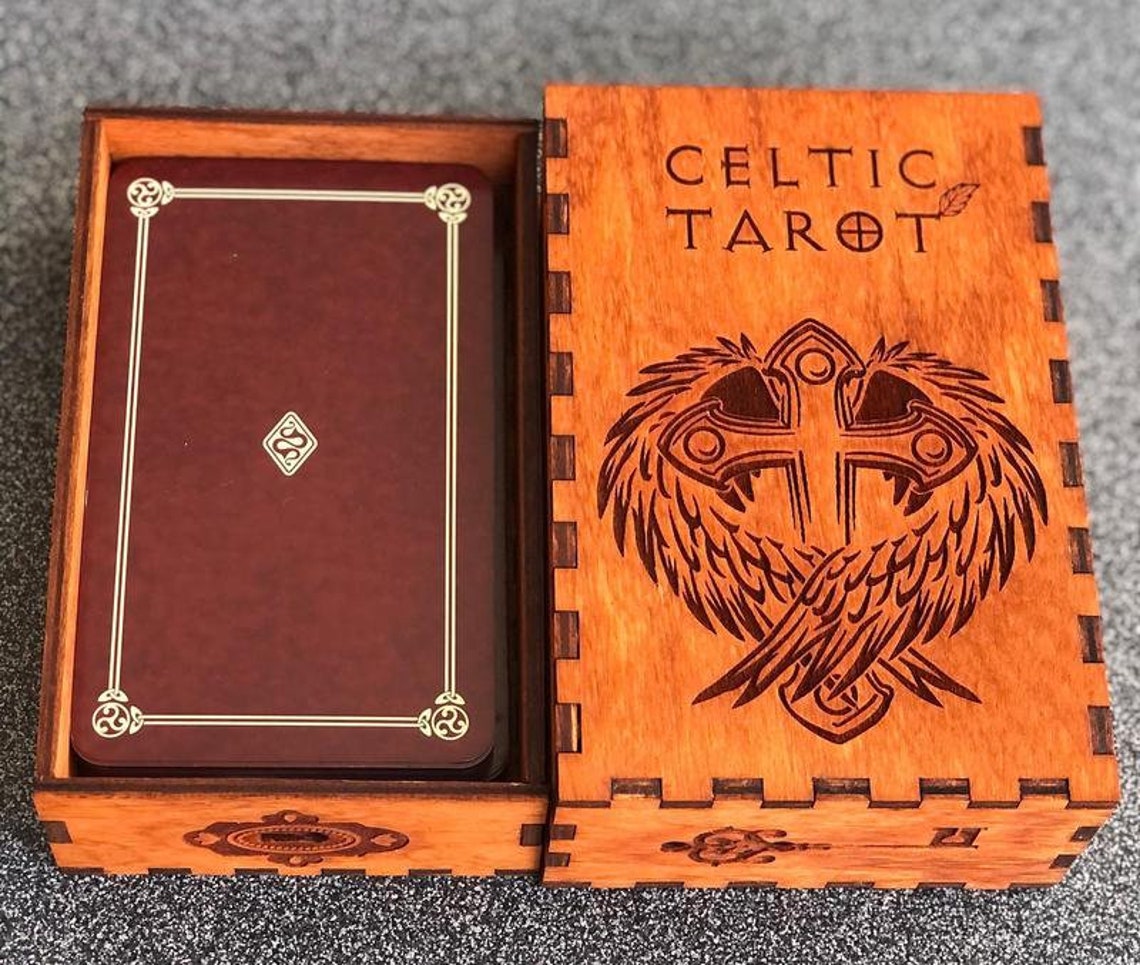 Tarot Cards Boxtarot Wooden Boxpersonalized Tarot Card - Etsy
