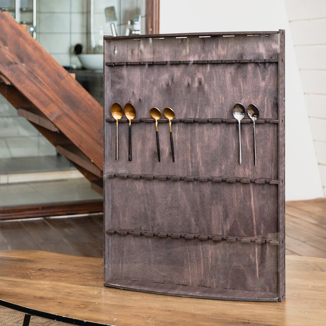 Spoon Display Rack, Spoon Display Case, Spoon Collection Display ...