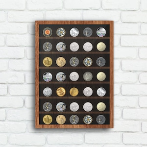 Military Challenge Coin Display Case, Custom Display Case, Military ...