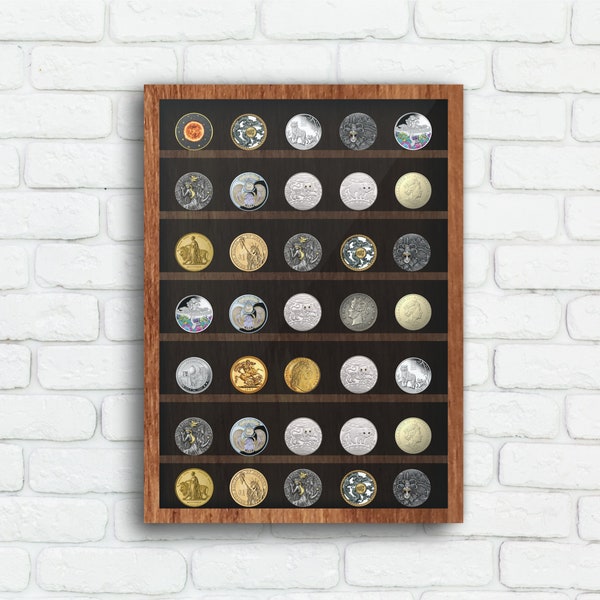 Wall Mount Challenge Coin Holder - Etsy Canada