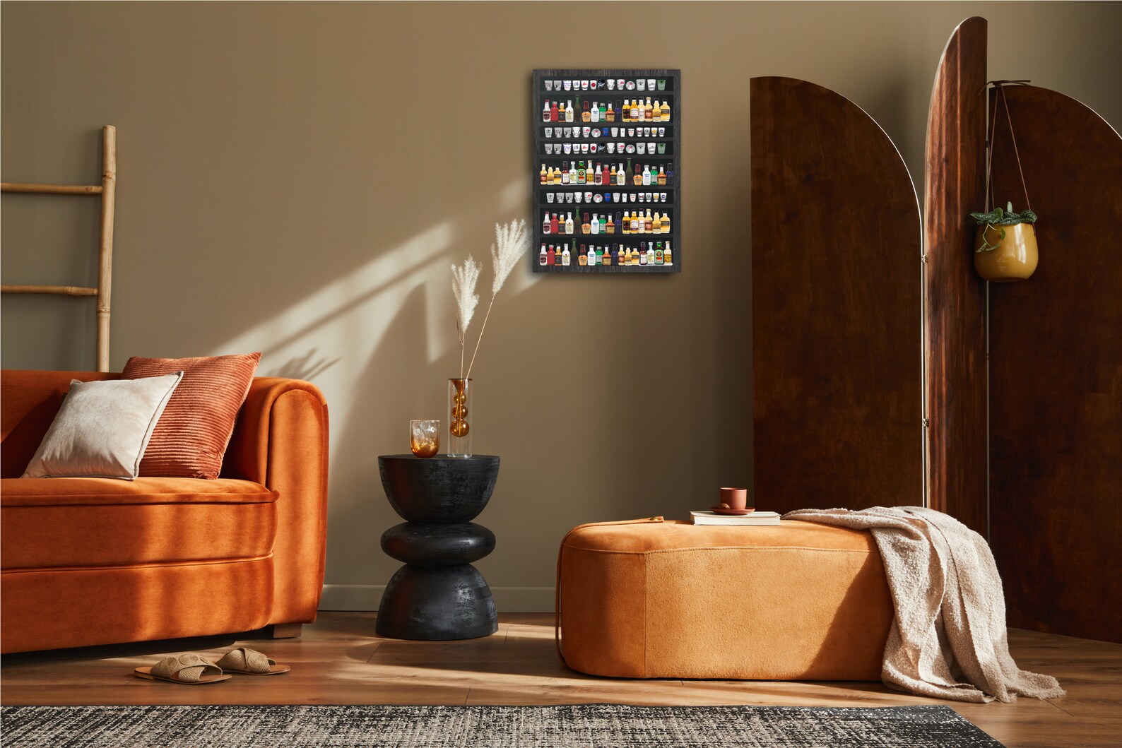 Shot Glass Display Case With Led, Shot Glass Display Shelf, Bar Display ...