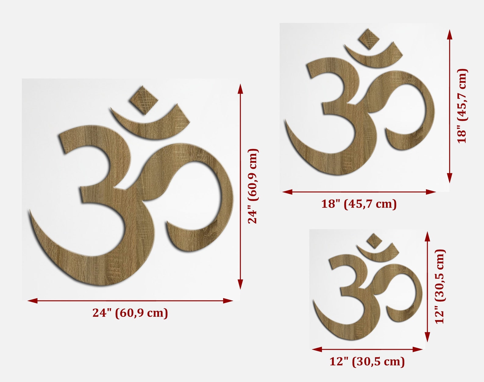 Large Om Wall Decor Om Wall Art Om Wood Cutout Om Wooden | Etsy