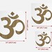 Large Om Wall Decor, Om Wall Art, Om Wood Cutout, Om Wooden, Wood Om ...